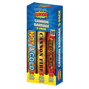 Cannon Barrage 3-Pack | Kaboom Fireworks