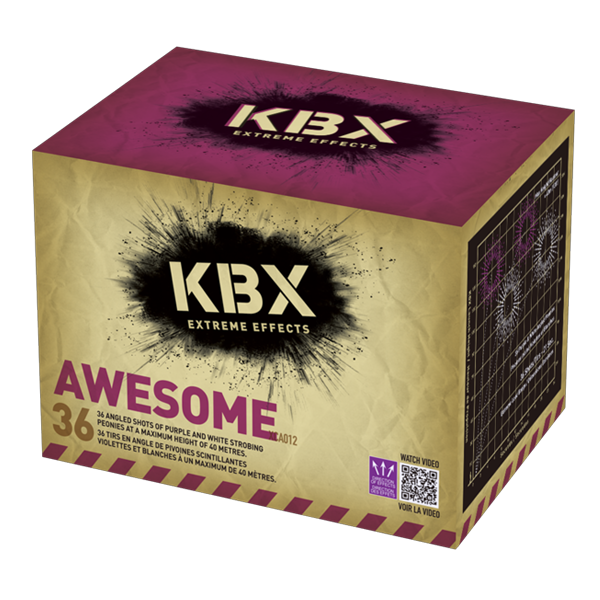 KBX Professional Grade Fireworks - Awesome | Kaboom Fireworks