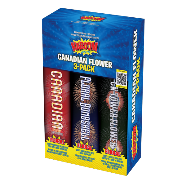 Canadian Flower 3-Pack | Kaboom Fireworks