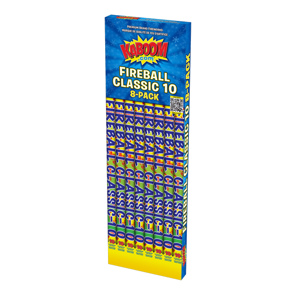 Fireball Classic 10 8-Pack | Kaboom Fireworks