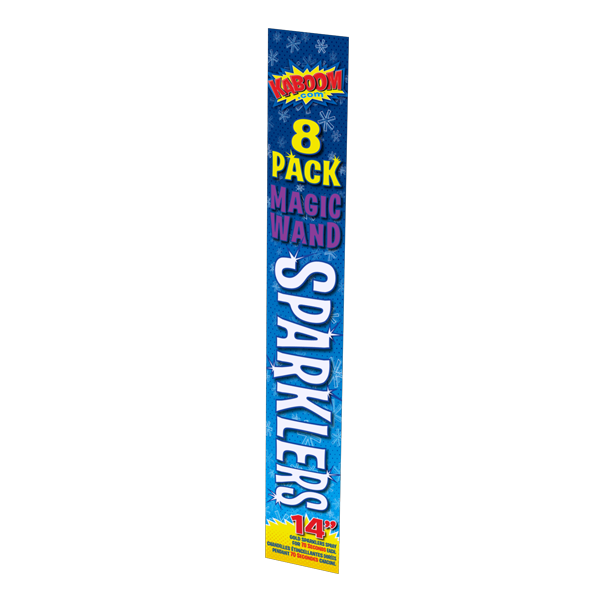Magic Wand Sparklers 14" 8-Pack | Kaboom Fireworks