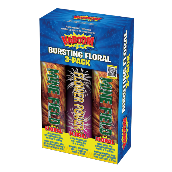 Bursting Floral 3-Pack | Kaboom Fireworks