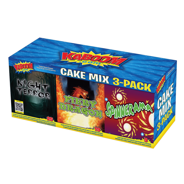 Cake Mix 3-Pack | Kaboom Fireworks