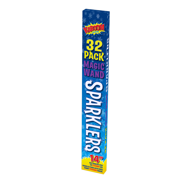 Magic Wand Sparklers 14" 32-Pack | Kaboom Fireworks